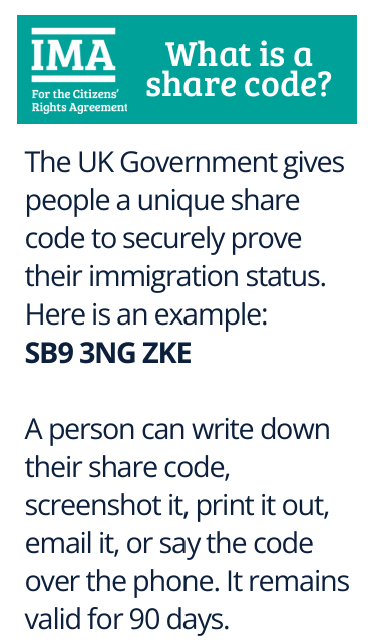What is a share code? - Independent Monitoring Authority for the ...